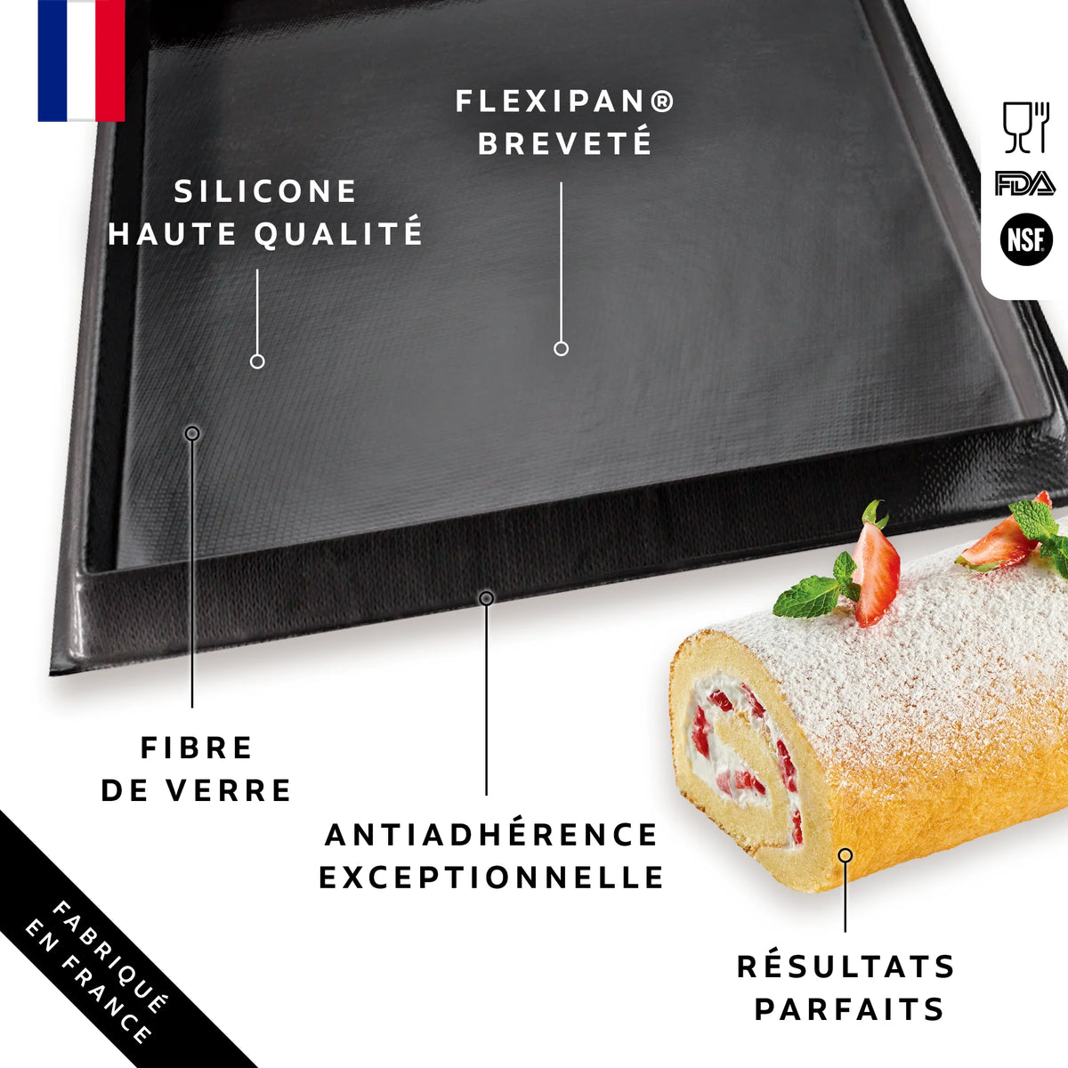 Large Sponge Cake Tray – Boutique officielle Flexipan®